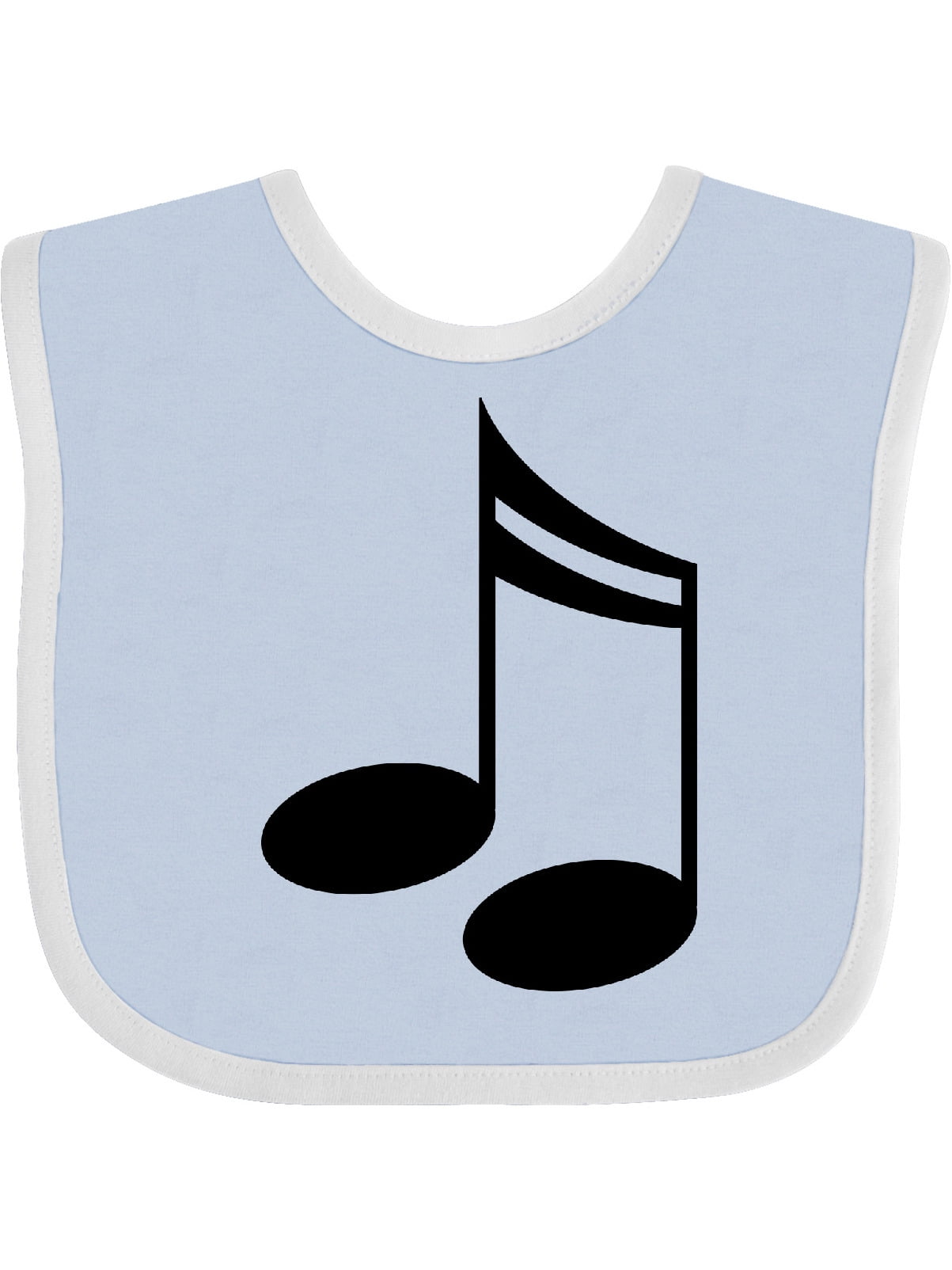 Inktastic Music Notes for the Music Lover Boys or Girls Baby Bib ...