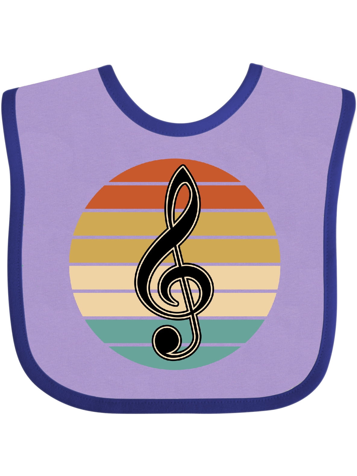 Inktastic Music Treble Clef Marching Band Boys or Girls Baby Bib ...