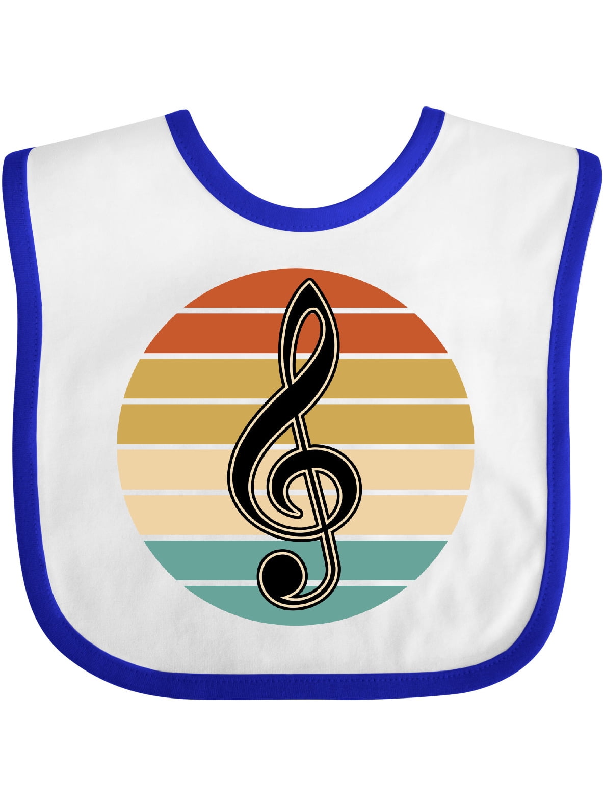 Inktastic Music Treble Clef Marching Band Boys or Girls Baby Bib ...