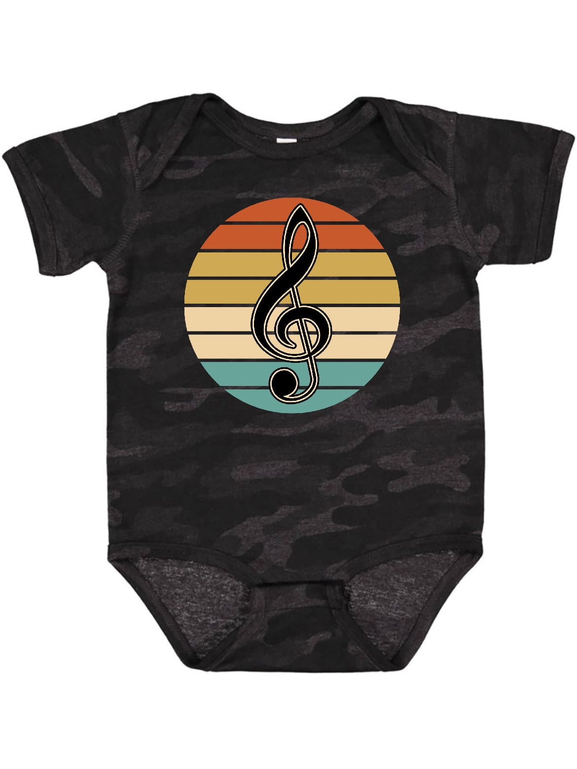 Inktastic Music Treble Clef Marching Band Boys or Girls Baby Bodysuit ...
