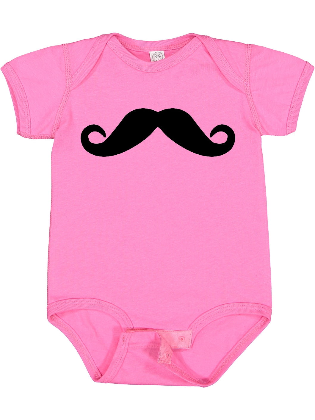 Inktastic Mustache Boys or Girls Baby Bodysuit - Walmart.com