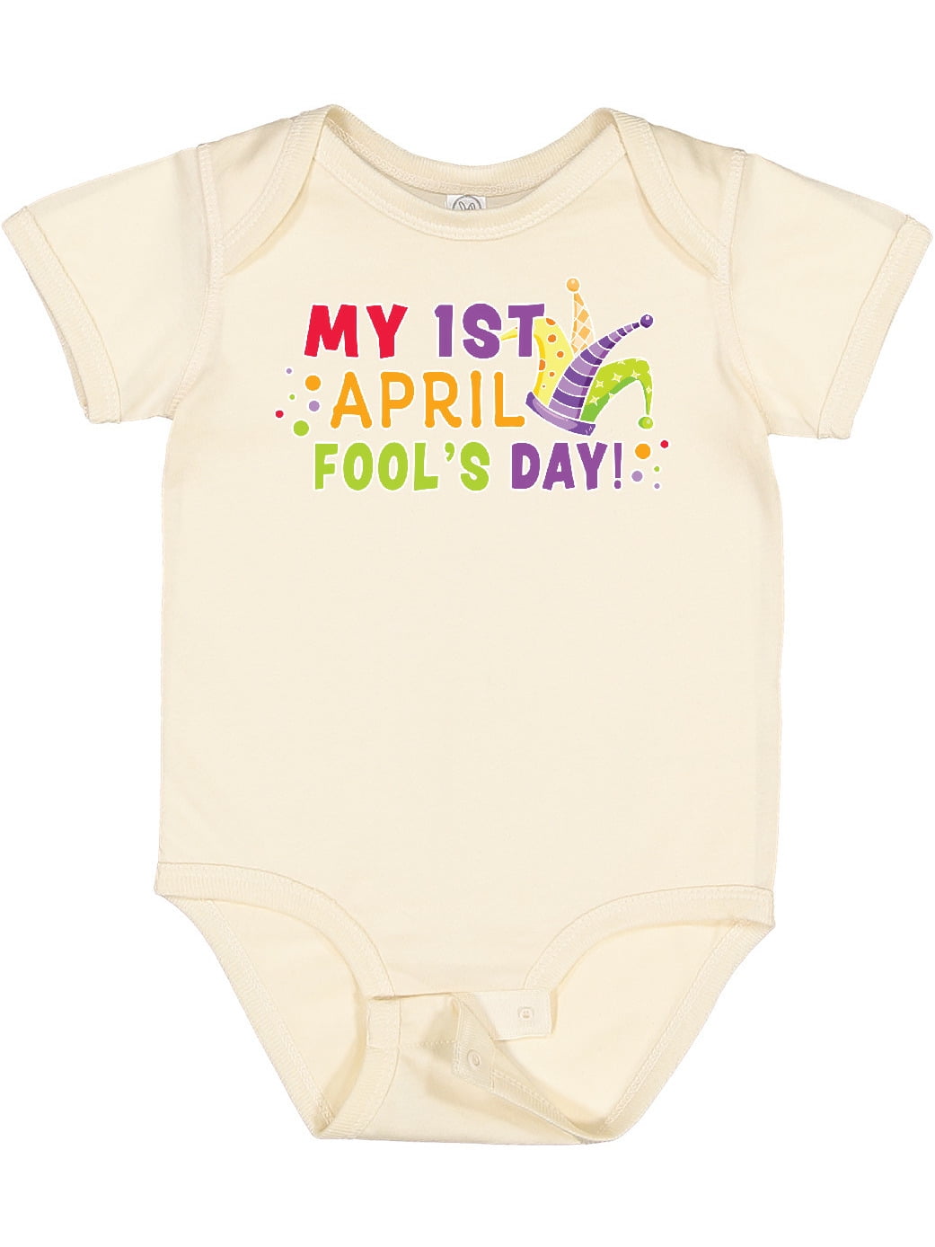 Inktastic My 1st April Fools Day with Jester Hat Boys or Girls Baby ...
