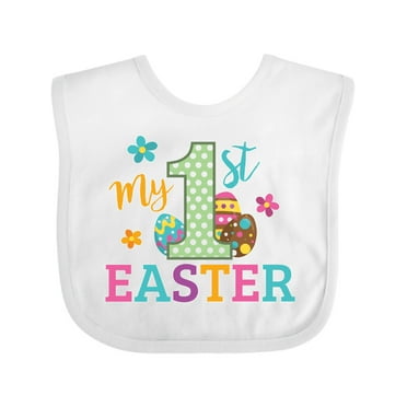 Personalized Baby Boy Bib, My First Easter - Walmart.com