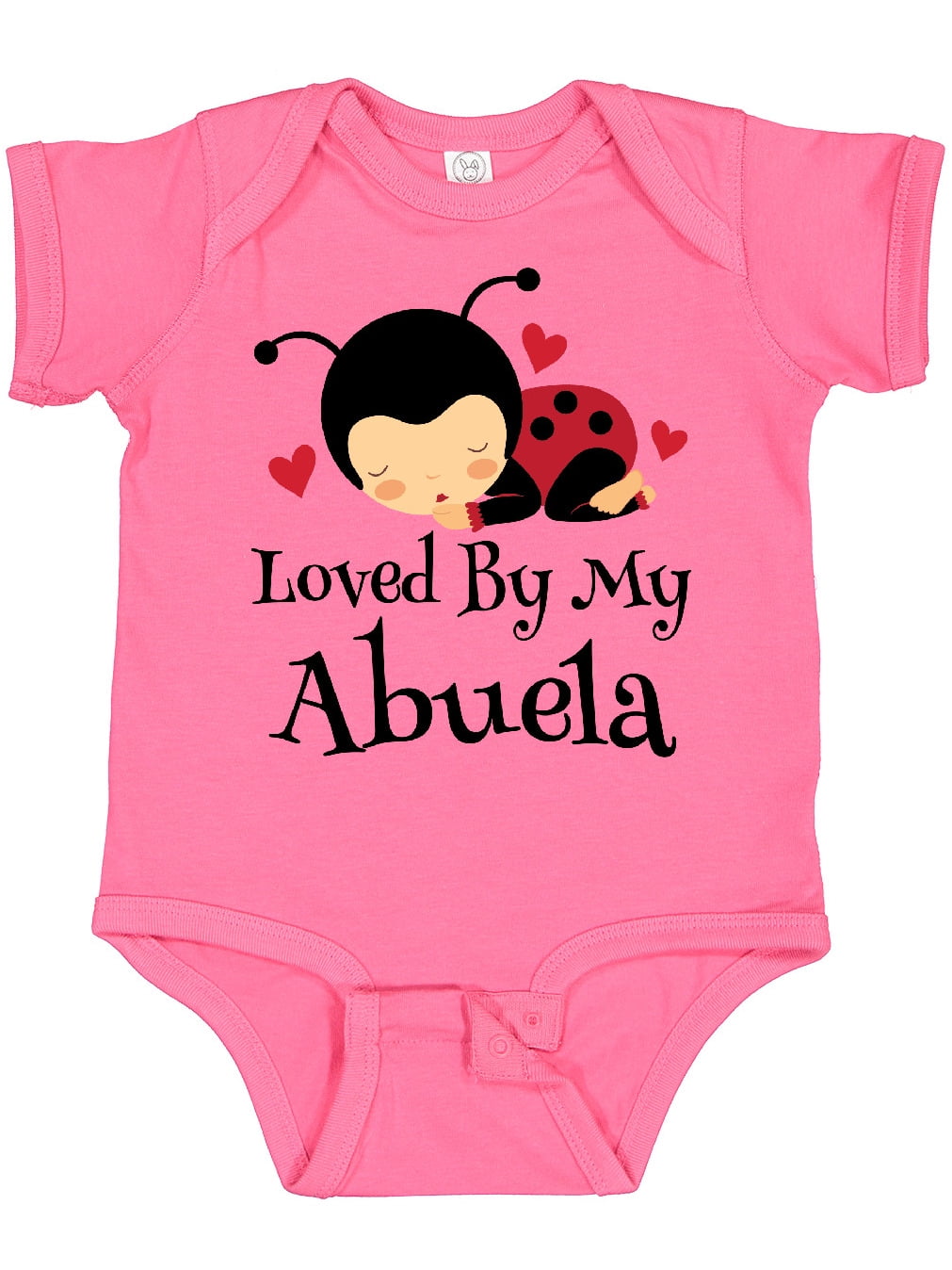 Inktastic My Abuela Loves Me Ladybug Boys or Girls Baby Bodysuit - Walmart.com
