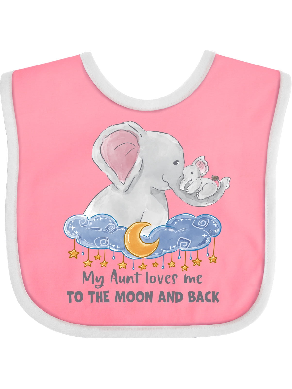 Inktastic My Aunt Loves Me to the Moon and Back Elephant Family Boys or ...