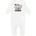 Inktastic My Best Friend is My Cousin with Hearts Baby Romper Coveralls ...