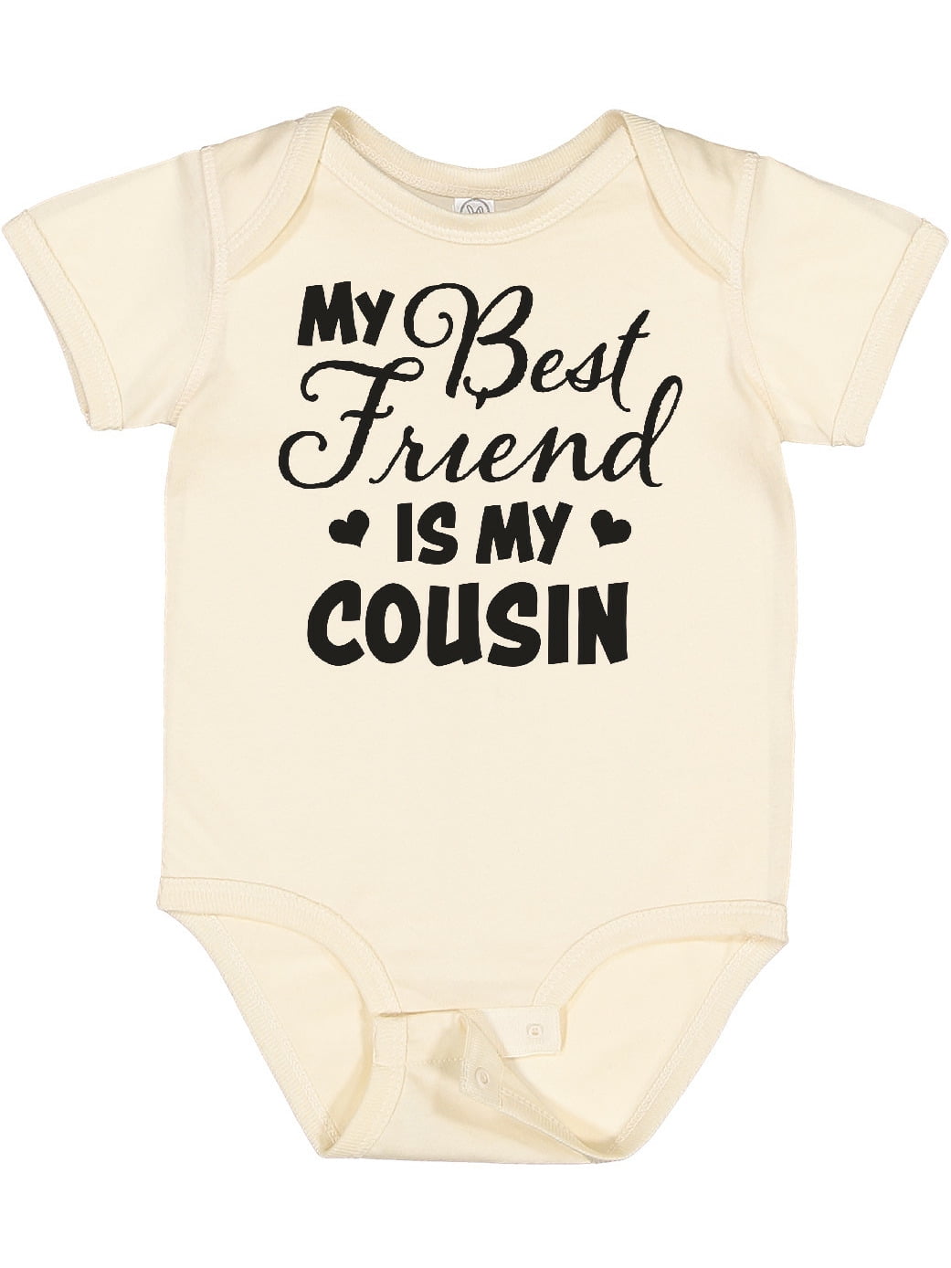Inktastic My Best Friend is My Cousin with Hearts Boys or Girls Baby ...