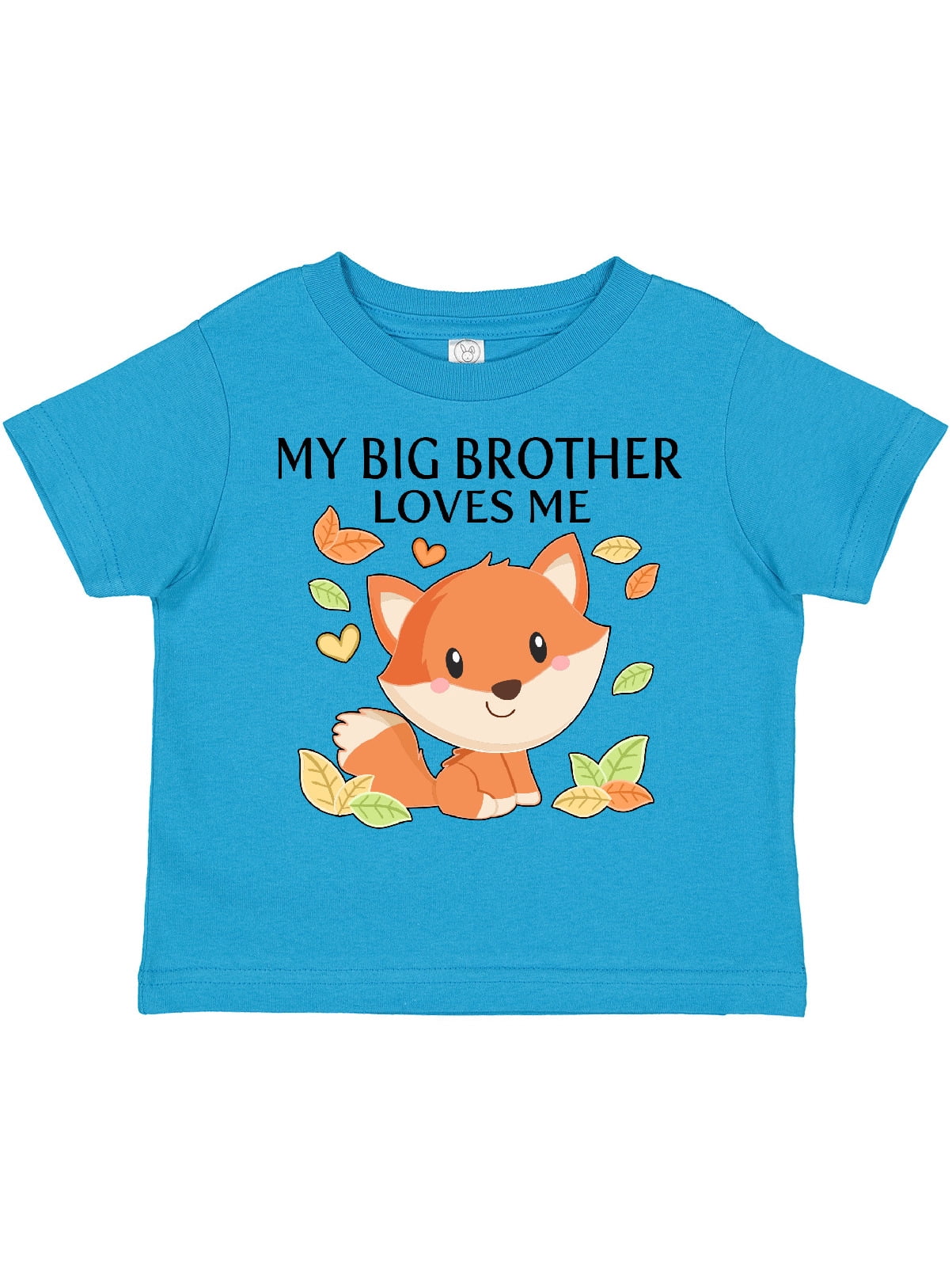 Inktastic My Big Brother Loves Me- Little Fox Boys or Girls Toddler T-Shirt - Walmart.com