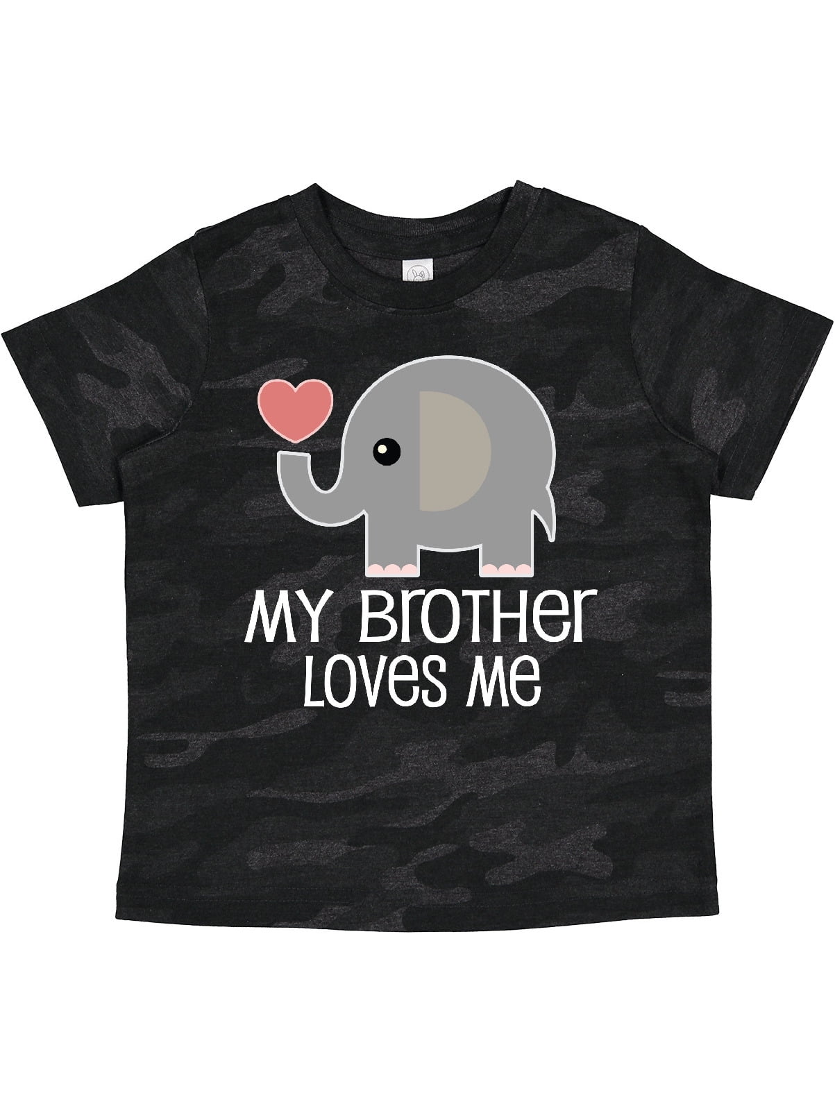 Inktastic My Brother Loves Me Elephant Boys or Girls Toddler T-Shirt - Walmart.com