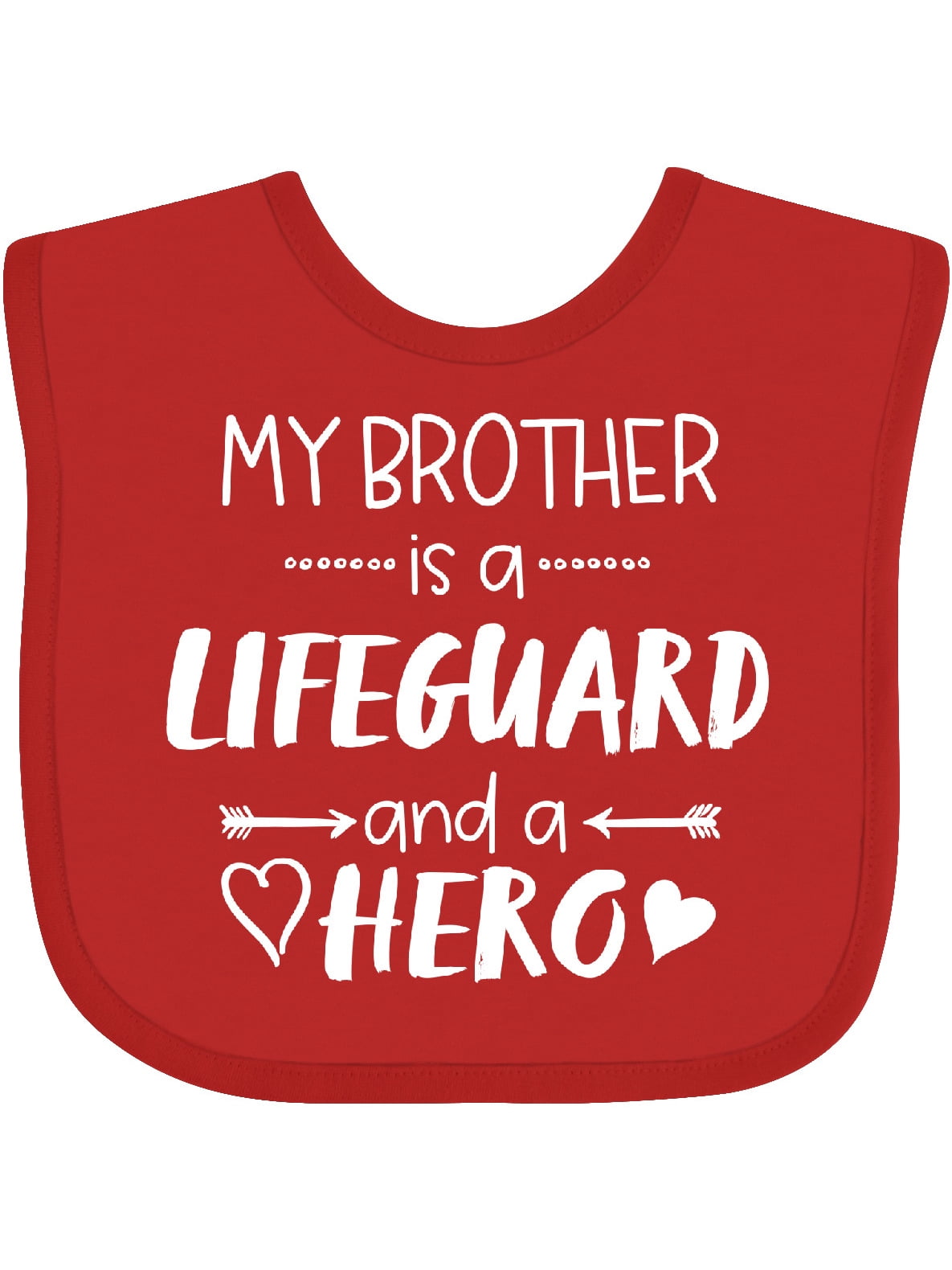 Inktastic My Brother is a Lifeguard and a Hero with Hearts Boys or ...