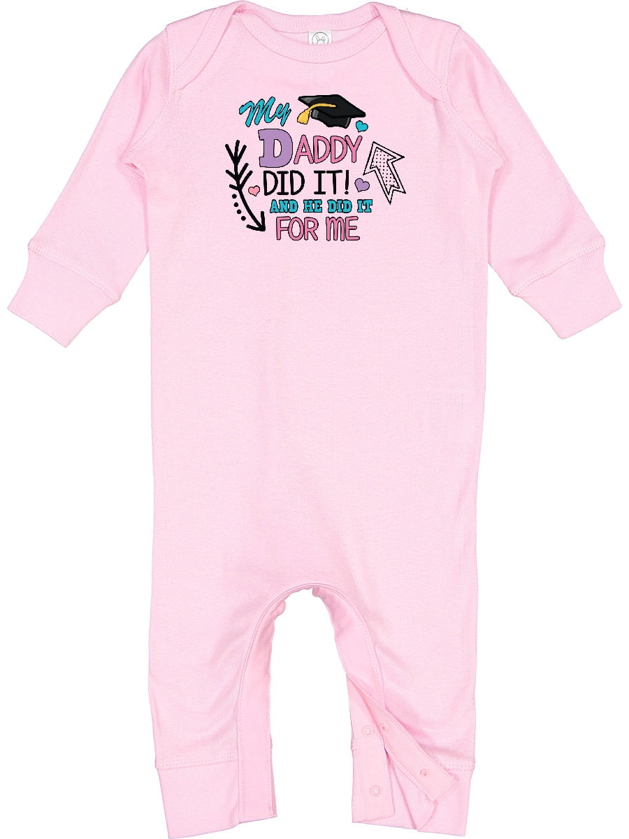 Inktastic My Daddy Did It and He Did It for Me with Graduation Cap Baby ...