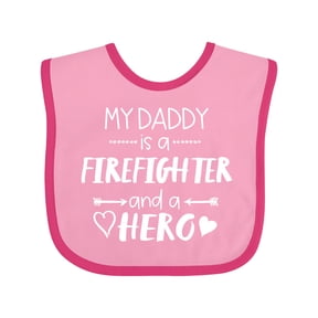 Inktastic Future Fire Chief Firefighter Boys or Girls Baby Bib ...