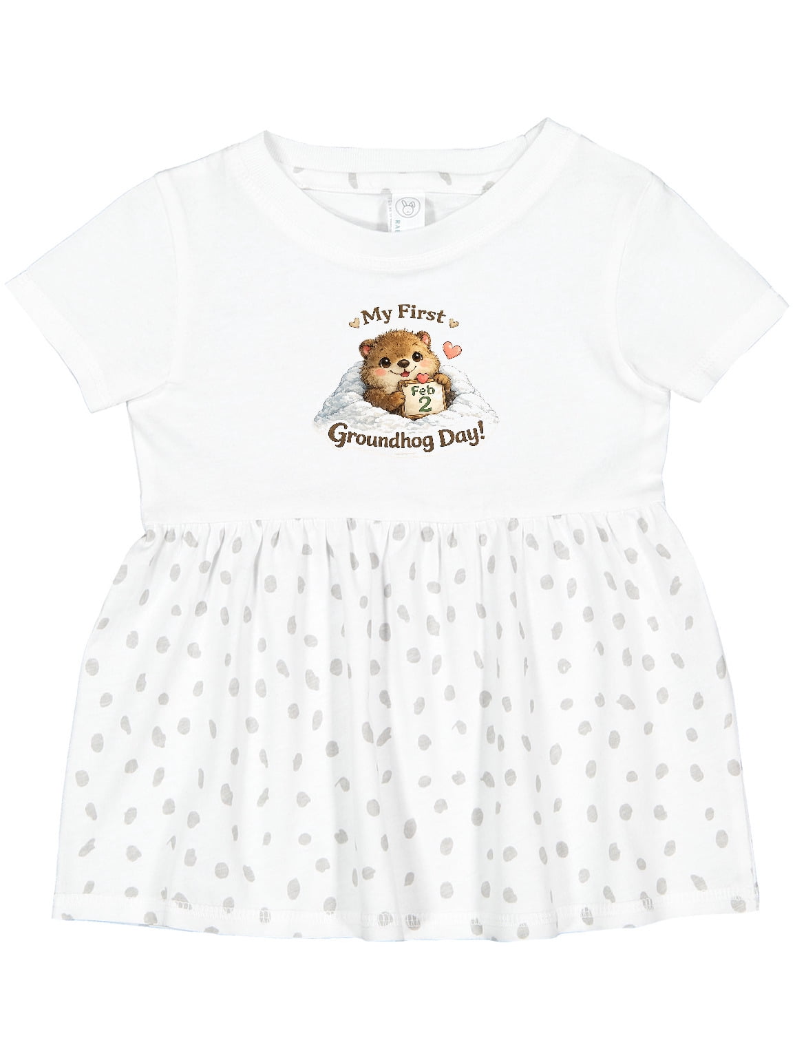 Inktastic My First Groundhog Day Girls Baby Dress - Walmart.com