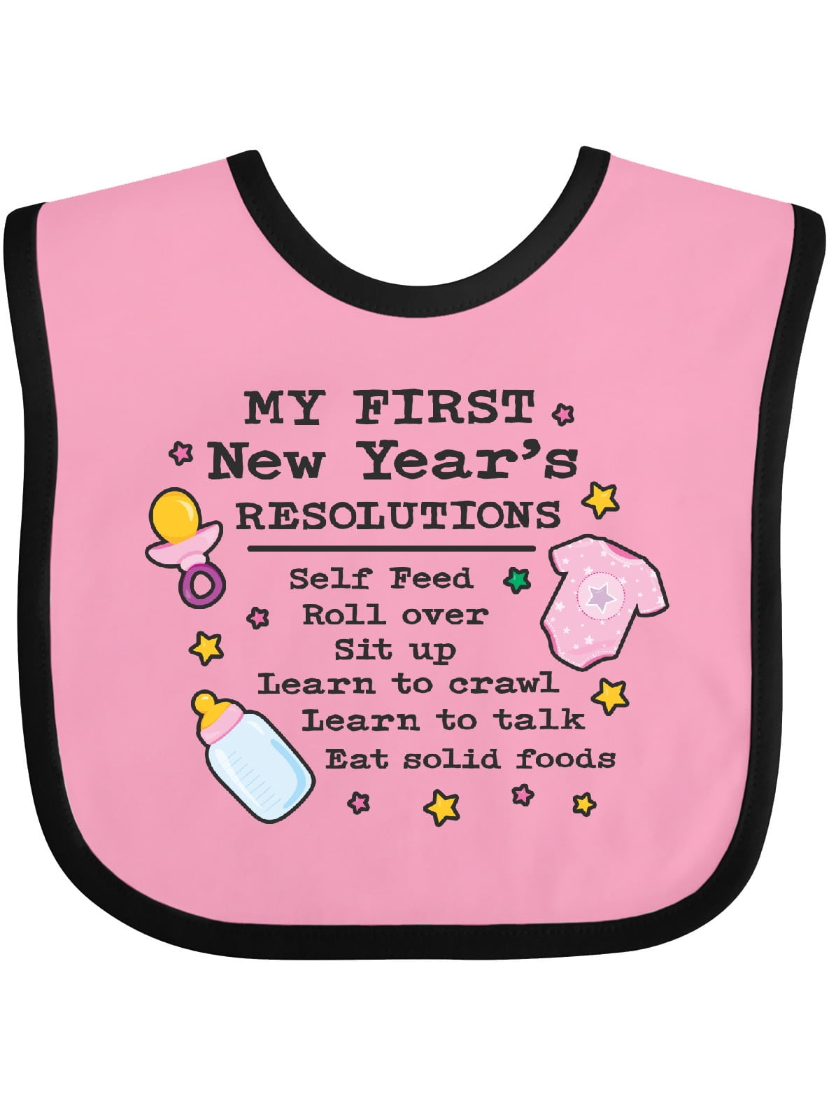 Inktastic My First New Years Resolutions with Baby Clip Art and Stars ...