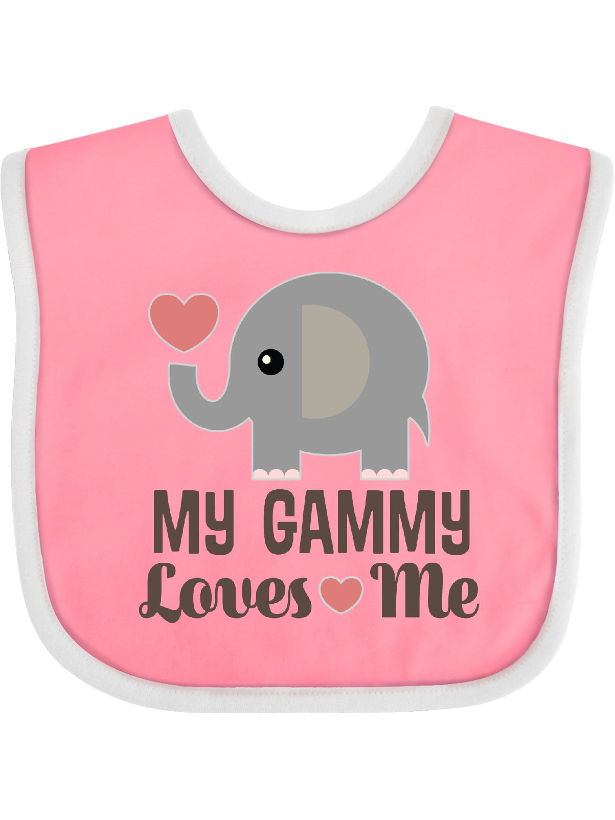 Inktastic My Gammy Loves Me Grandchild Boys or Girls Baby Bib - Walmart.com