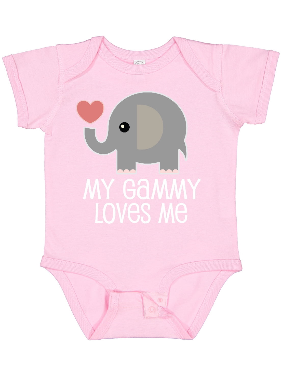 Inktastic My Gammy Loves Me Grandchild Boys or Girls Baby Bodysuit - Walmart.com