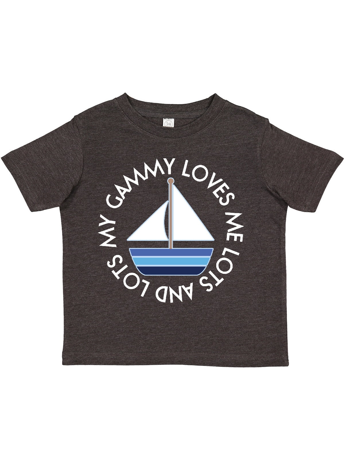 Inktastic My Gammy Loves Me Sailboat Grandson Boys Toddler T-Shirt - Walmart.com