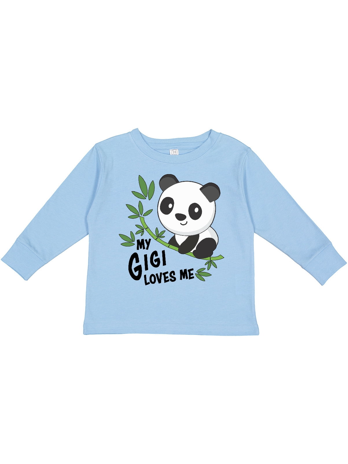 Inktastic My Gigi Loves Me- Cute Panda Boys or Girls Long Sleeve Toddler T-Shirt - Walmart.com
