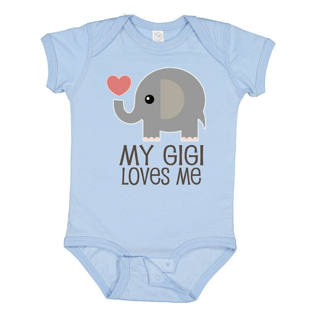 Inktastic My Gigi Loves Me Grandchild Boys or Girls Baby Bodysuit - Walmart.com