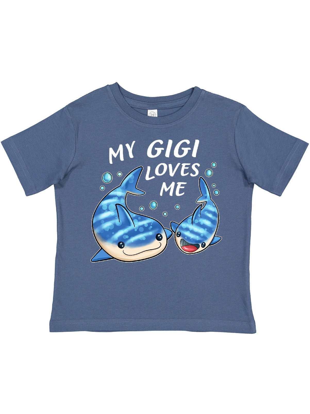 Inktastic My Gigi Loves Me Whale Shark Boys or Girls Toddler T-Shirt ...