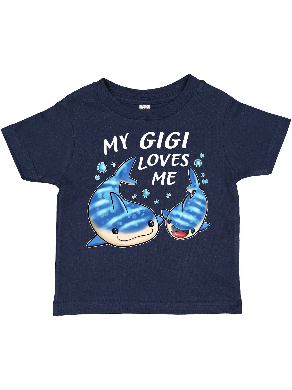 Inktastic My Gigi Loves Me- Whale Shark Boys or Girls Toddler T-Shirt - Walmart.com