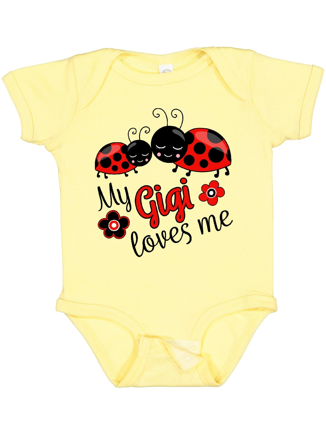 Inktastic My Gigi Loves Me with Cute Ladybugs Boys or Girls Baby Bodysuit - Walmart.com