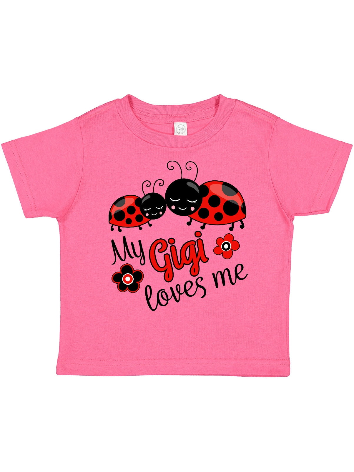 Inktastic My Gigi Loves Me with Cute Ladybugs Boys or Girls Toddler T-Shirt - Walmart.com