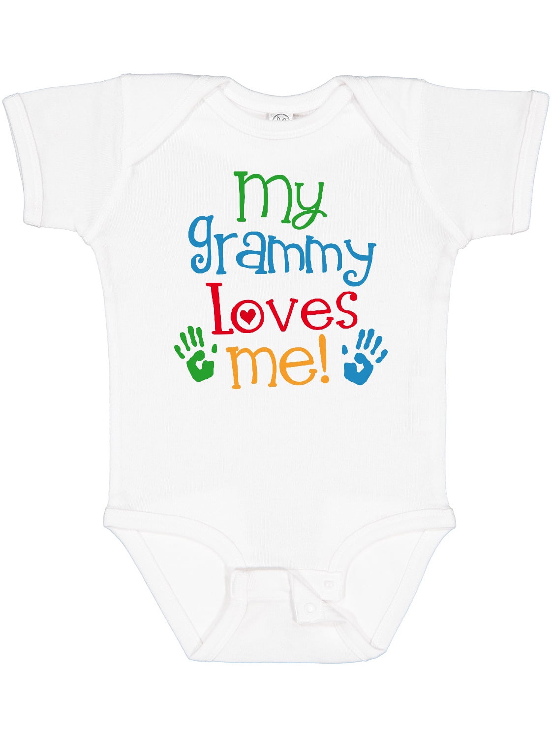 Inktastic My Grammy Loves Me Boys or Girls Baby Bodysuit - Walmart.com