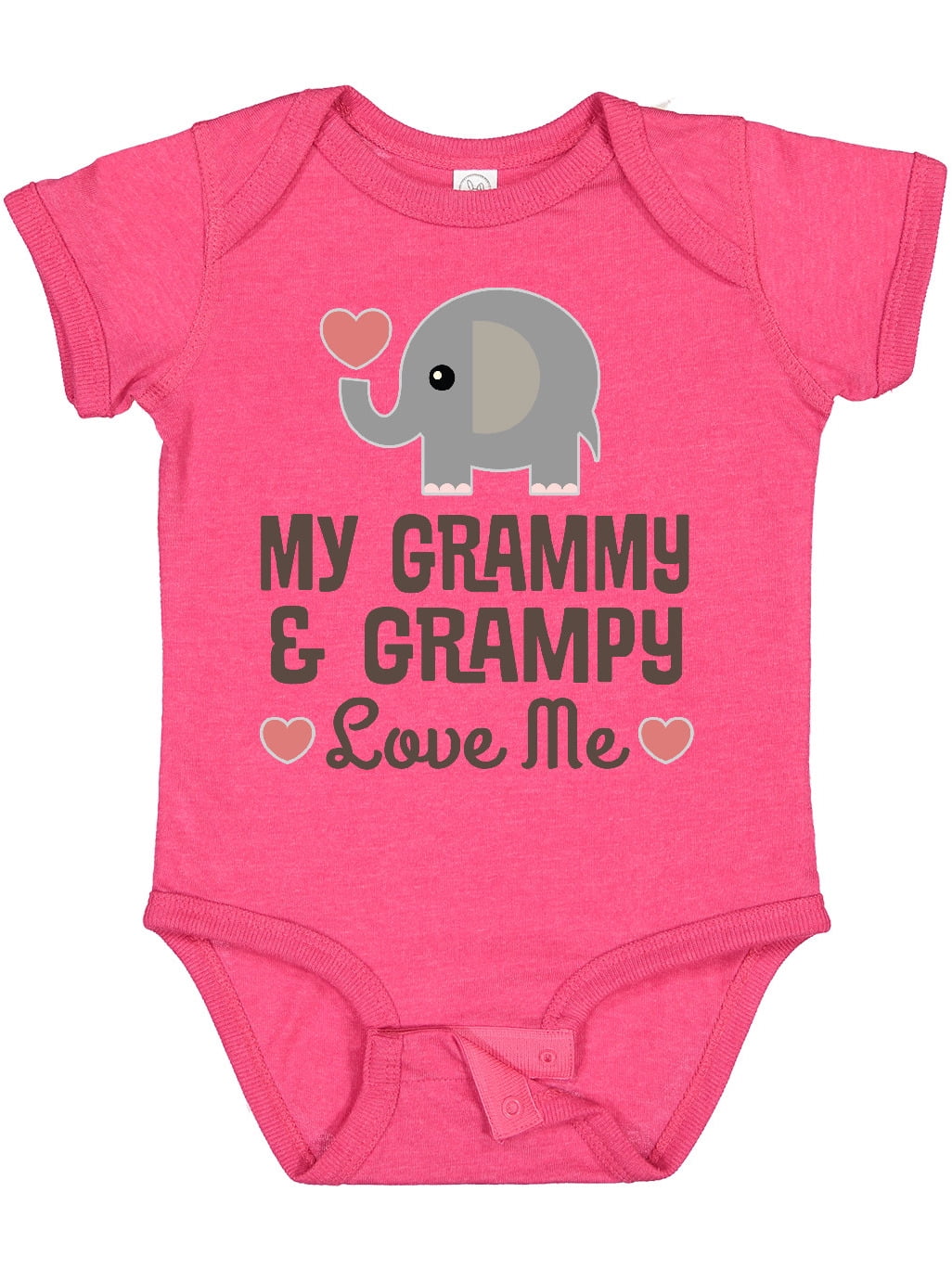 Inktastic My Grammy and Grampy Love Me Boys or Girls Baby Bodysuit - Walmart.com
