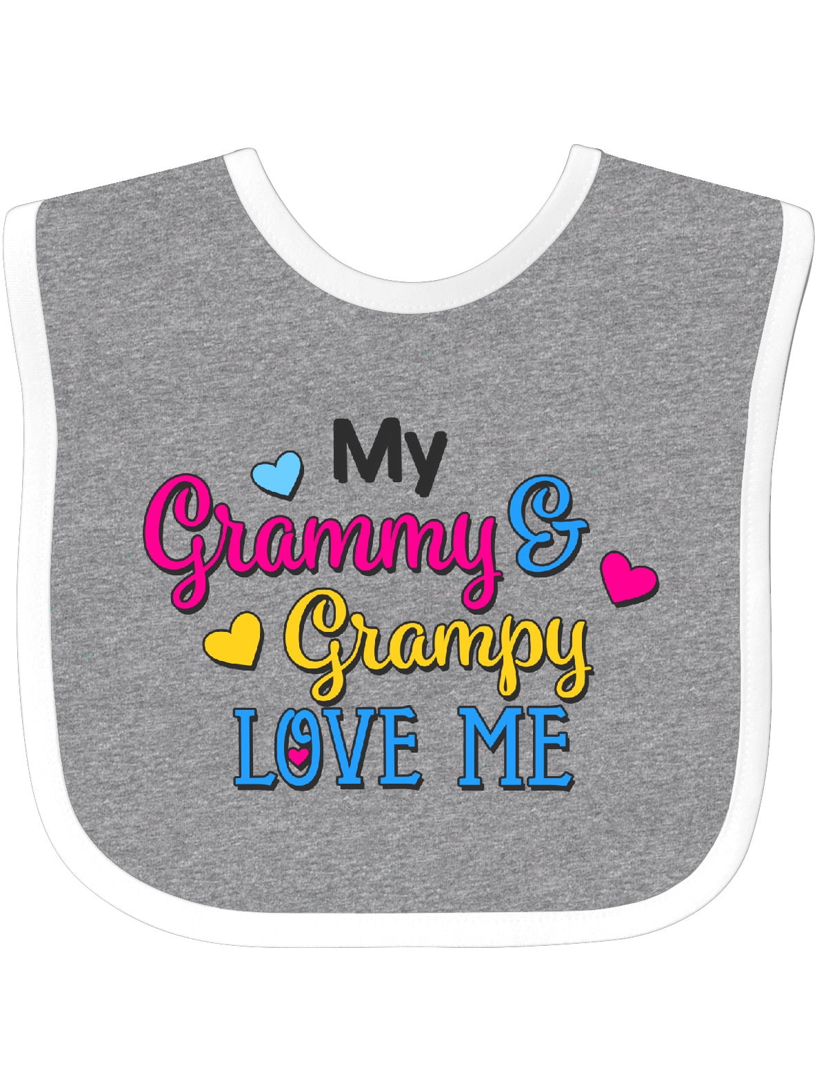 Inktastic My Grammy and Grampy Love Me with Hearts Boys or Girls Baby ...