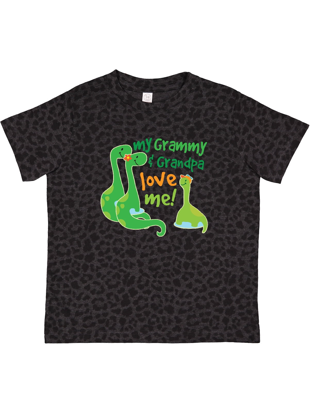 Inktastic My Grammy and Grandpa Love Me Grandson Dinosaur Gift Toddler Boy Girl T-Shirt ...
