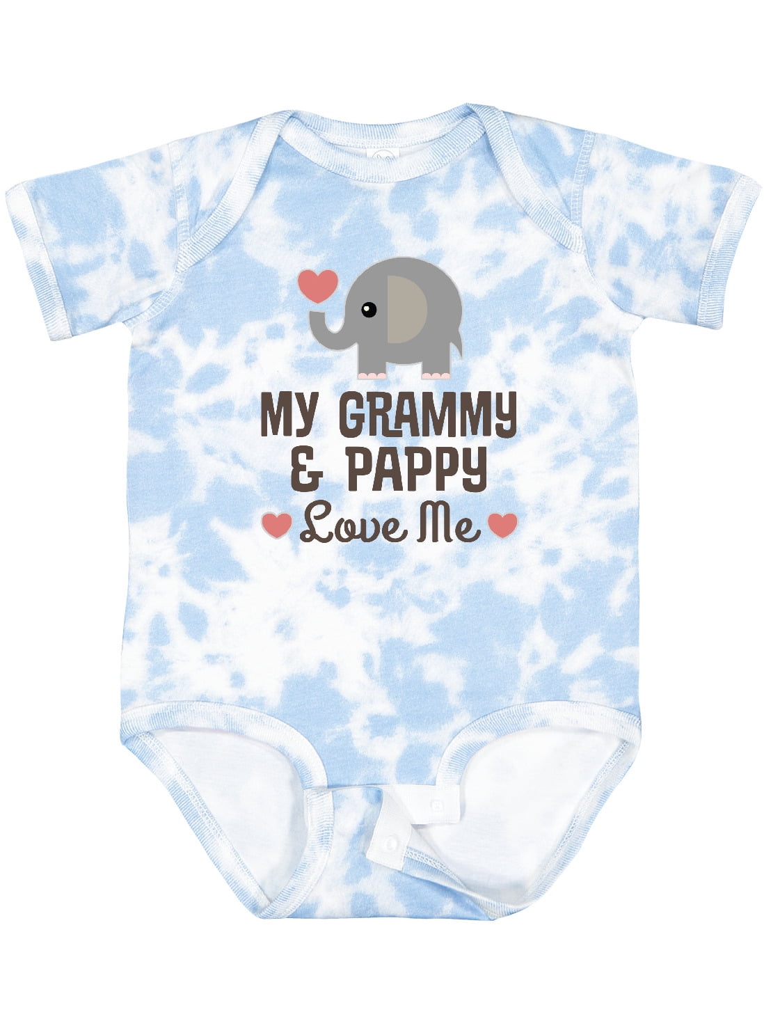 Inktastic My Grammy and Pappy Love Me Grandchild Boys or Girls Baby Bodysuit - Walmart.com