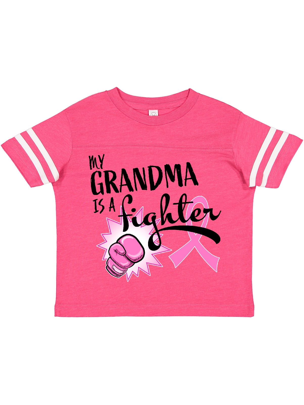 Inktastic My Grandma is a Fighter- Breast Cancer Awareness Boys or Girls Toddler T-Shirt ...