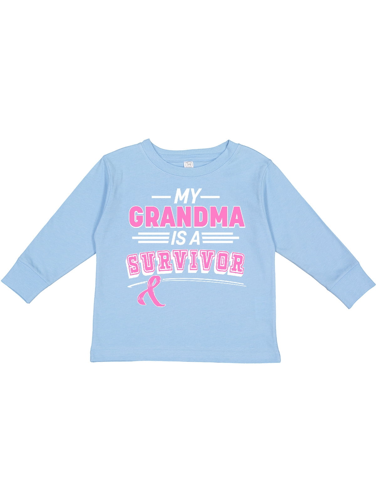 Inktastic My Grandma is a Survivor Breast Cancer Awareness Boys or ...