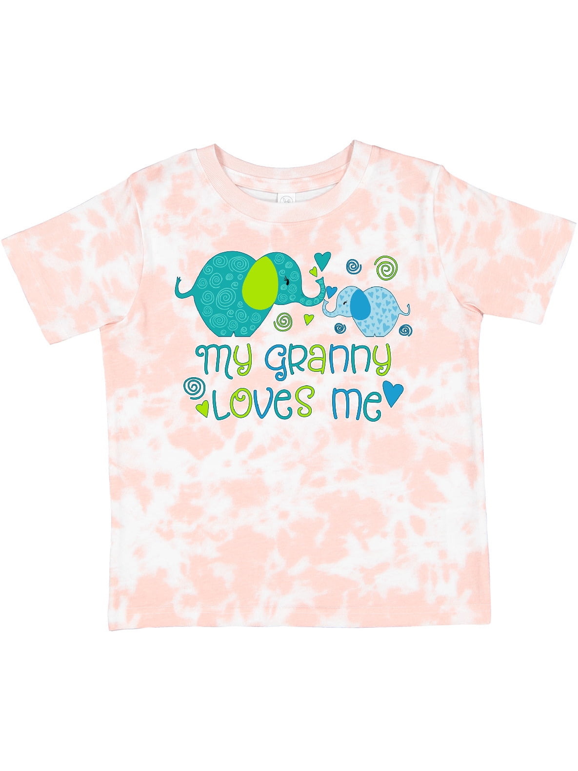 Inktastic My Granny Loves Me- Cute Elephants Boys or Girls Toddler T-Shirt - Walmart.com