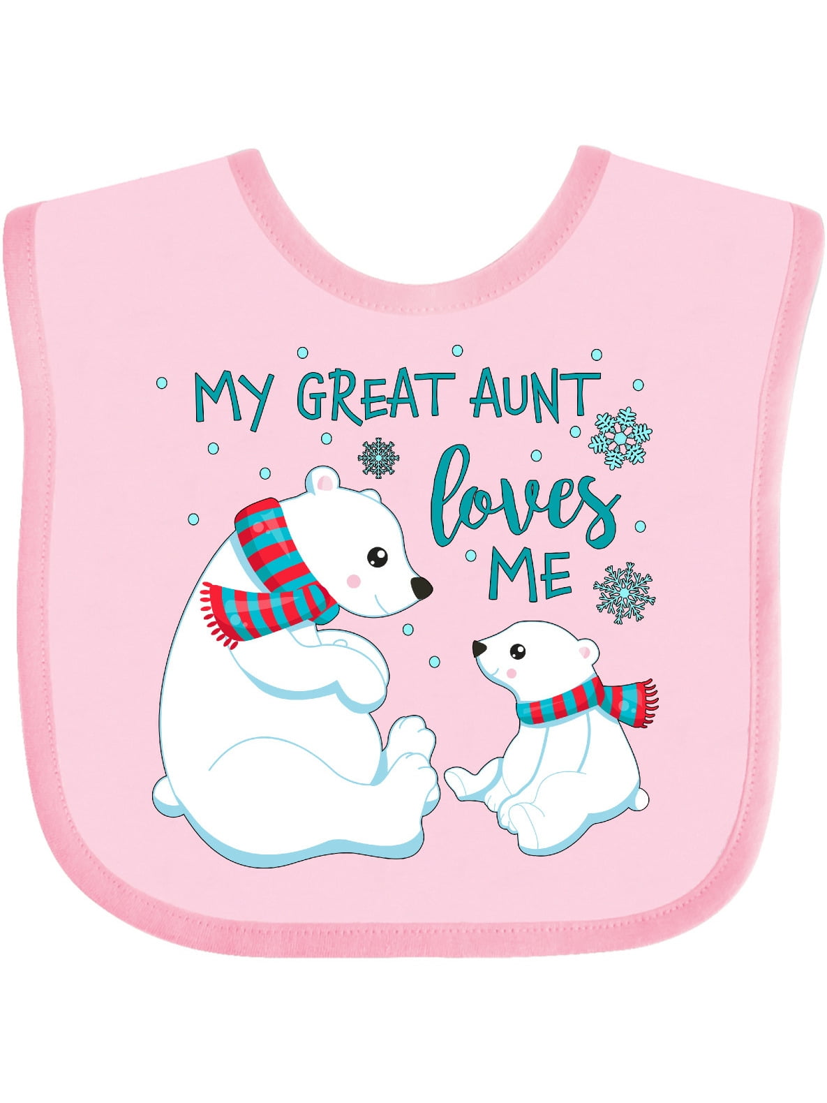 Inktastic My Great Aunt Loves Me- Cute Polar Bears Boys or Girls Baby ...