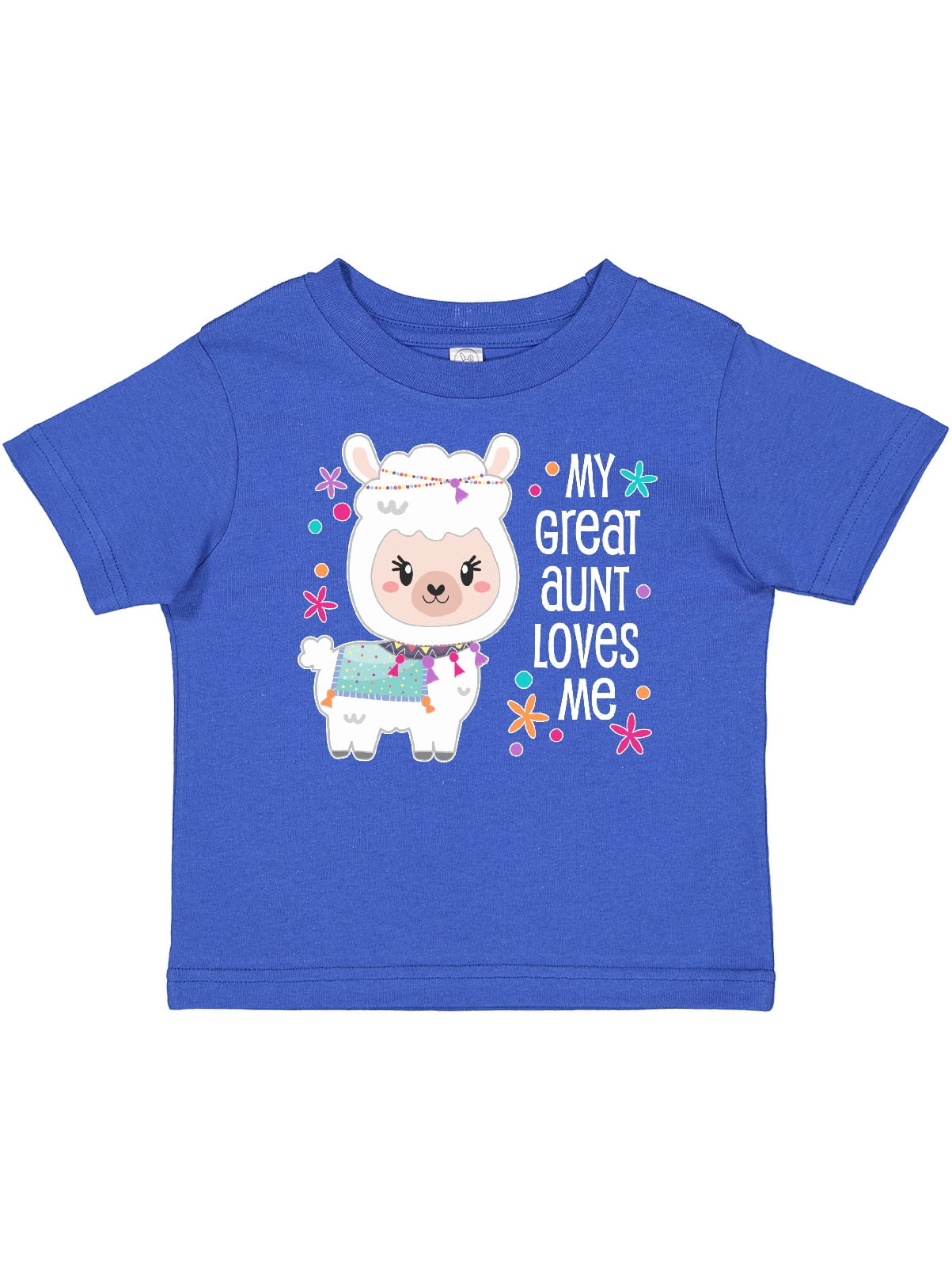 Inktastic My Great Aunt Loves Me- cute and happy llama Boys or Girls Baby T-Shirt - Walmart.com
