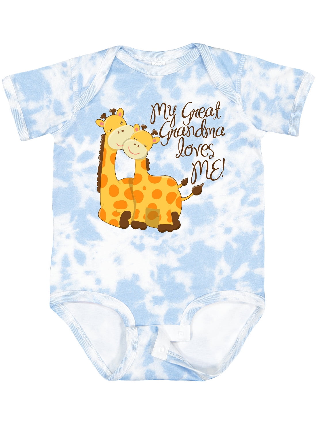Inktastic My Great Grandma Loves Me! Boys or Girls Baby Bodysuit - Walmart.com