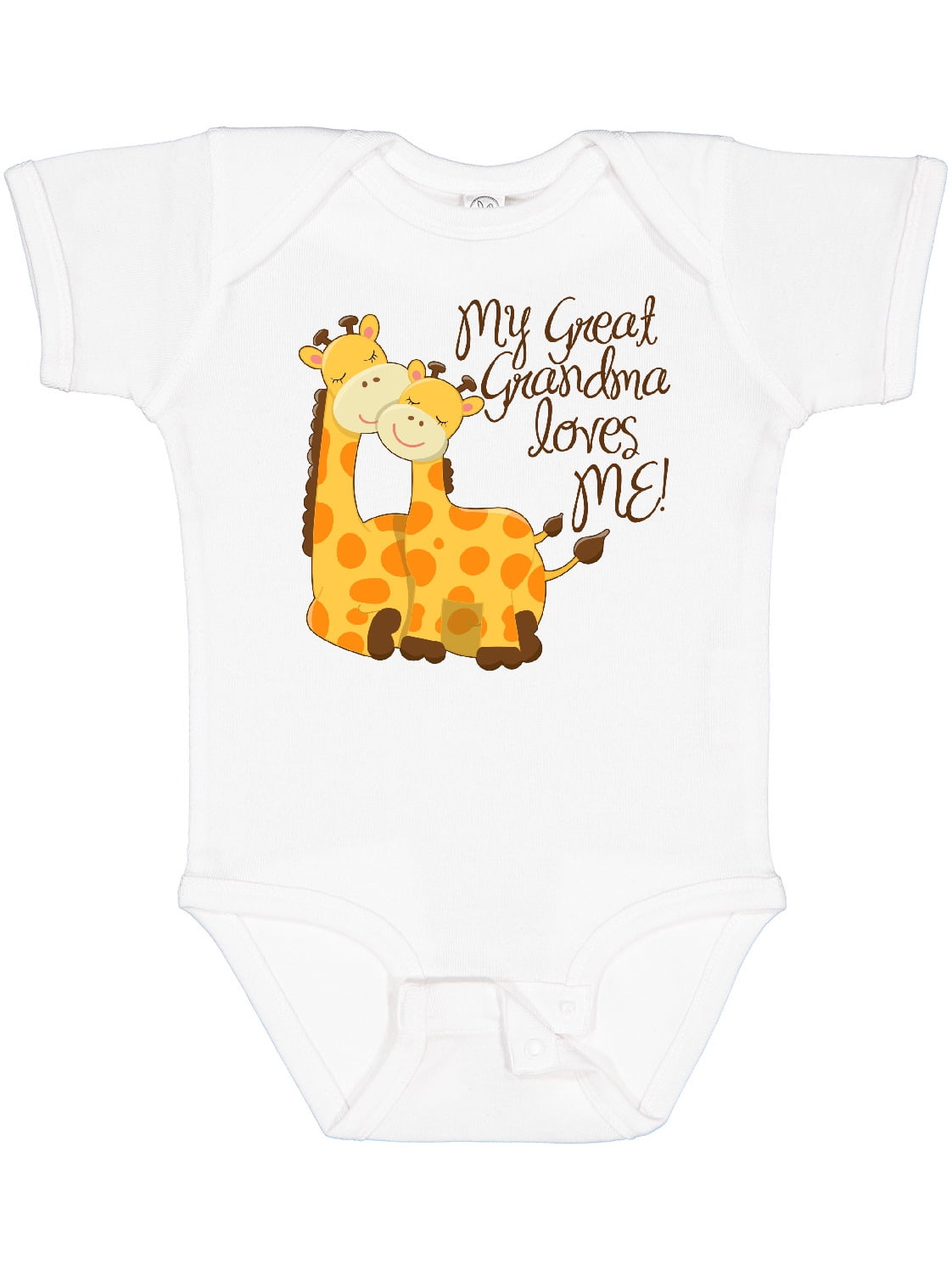 Inktastic My Great Grandma Loves Me! Boys or Girls Baby Bodysuit - Walmart.com