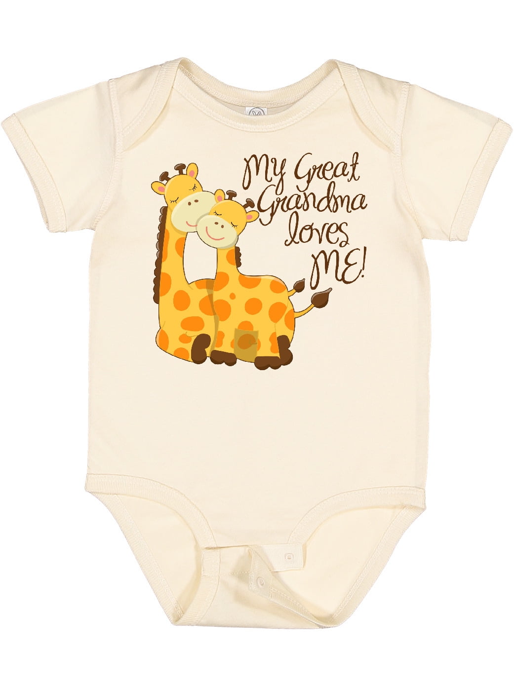 Inktastic My Great Grandma Loves Me! Boys or Girls Baby Bodysuit - Walmart.com
