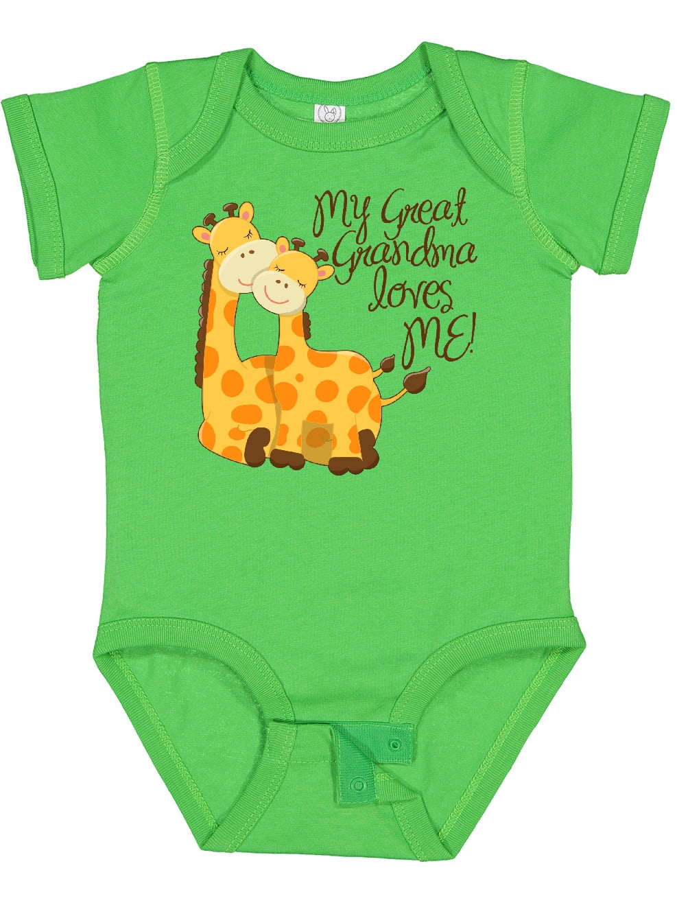 Inktastic My Great Grandma Loves Me! Boys or Girls Baby Bodysuit - Walmart.com
