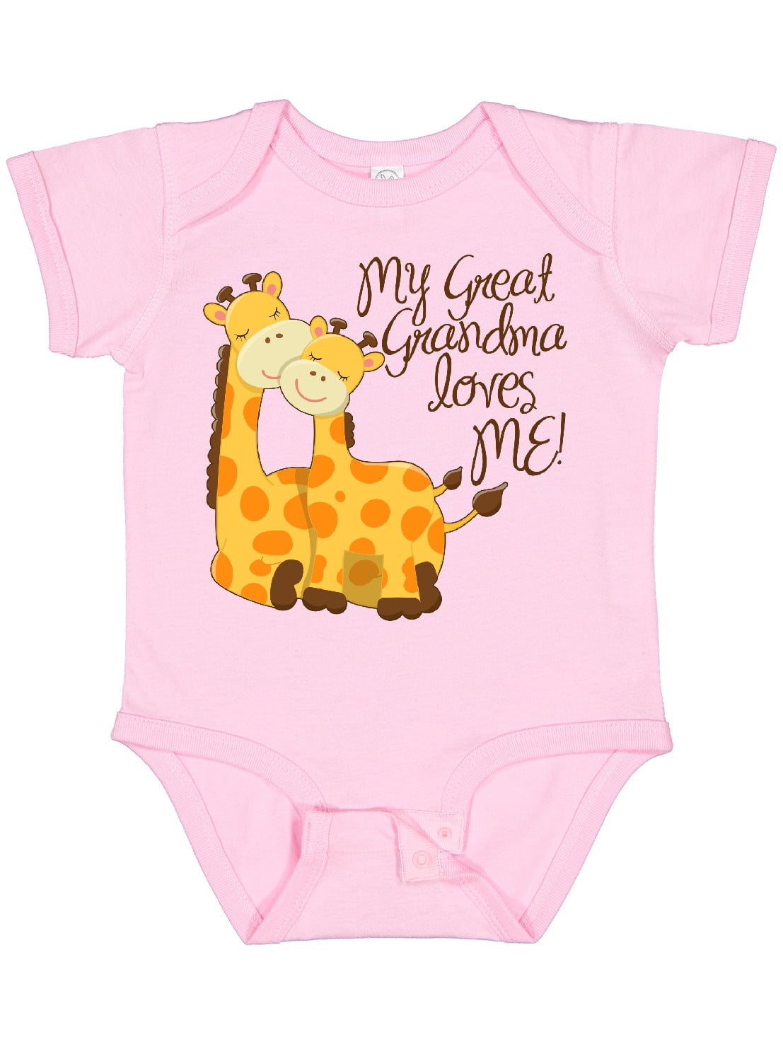 Inktastic My Great Grandma Loves Me! Boys or Girls Baby Bodysuit - Walmart.com