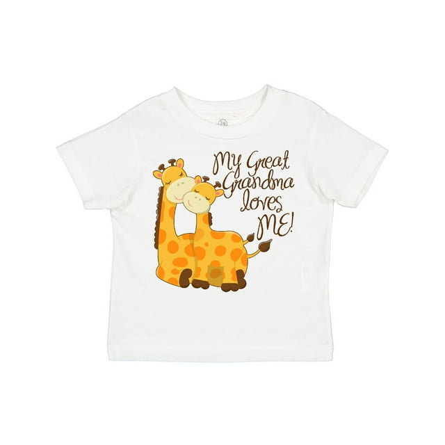 Inktastic My Great Grandma Loves Me! Boys or Girls Toddler T-Shirt - Walmart.com
