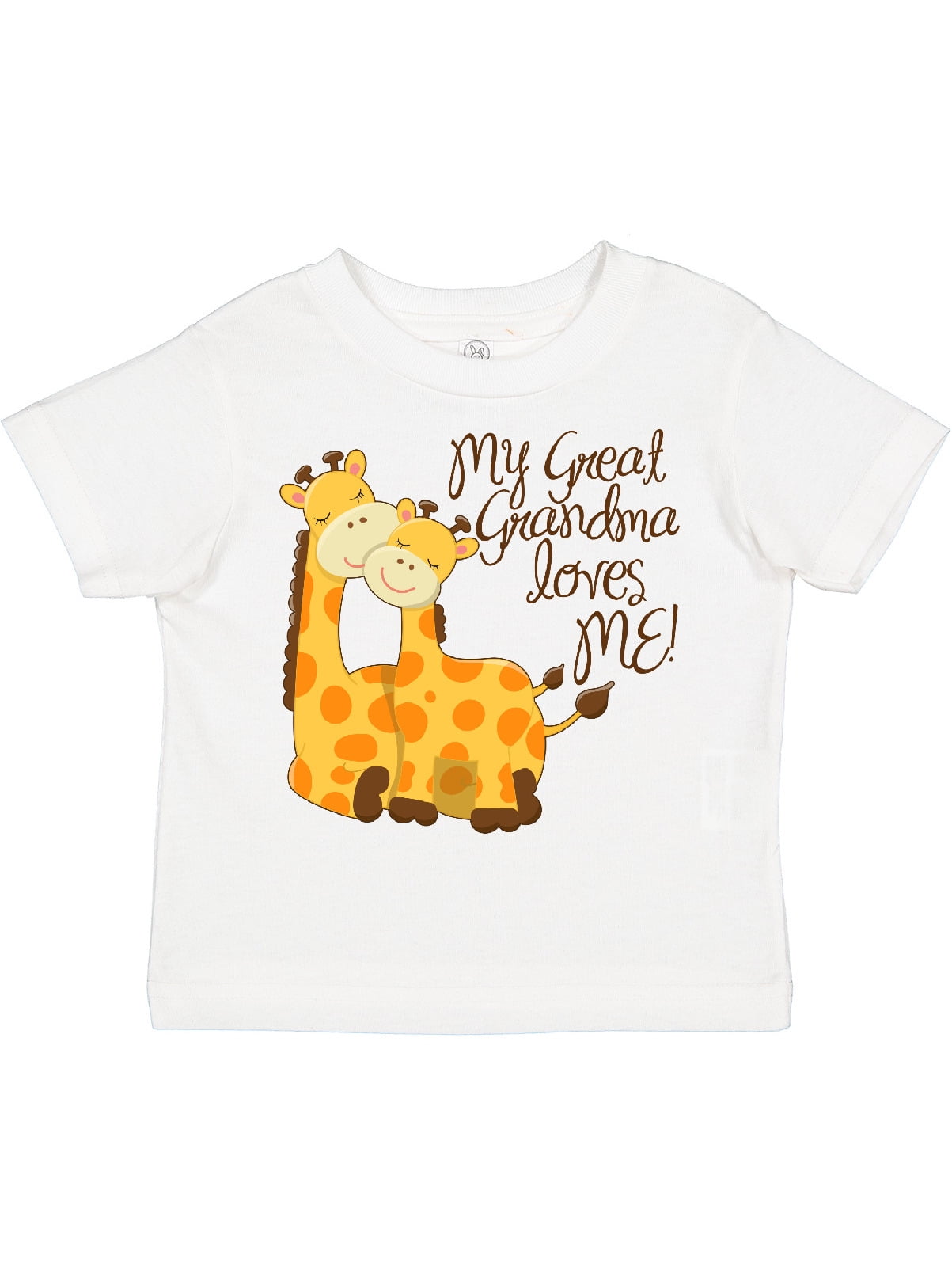 Inktastic My Great Grandma Loves Me! Boys or Girls Toddler T-Shirt - Walmart.com