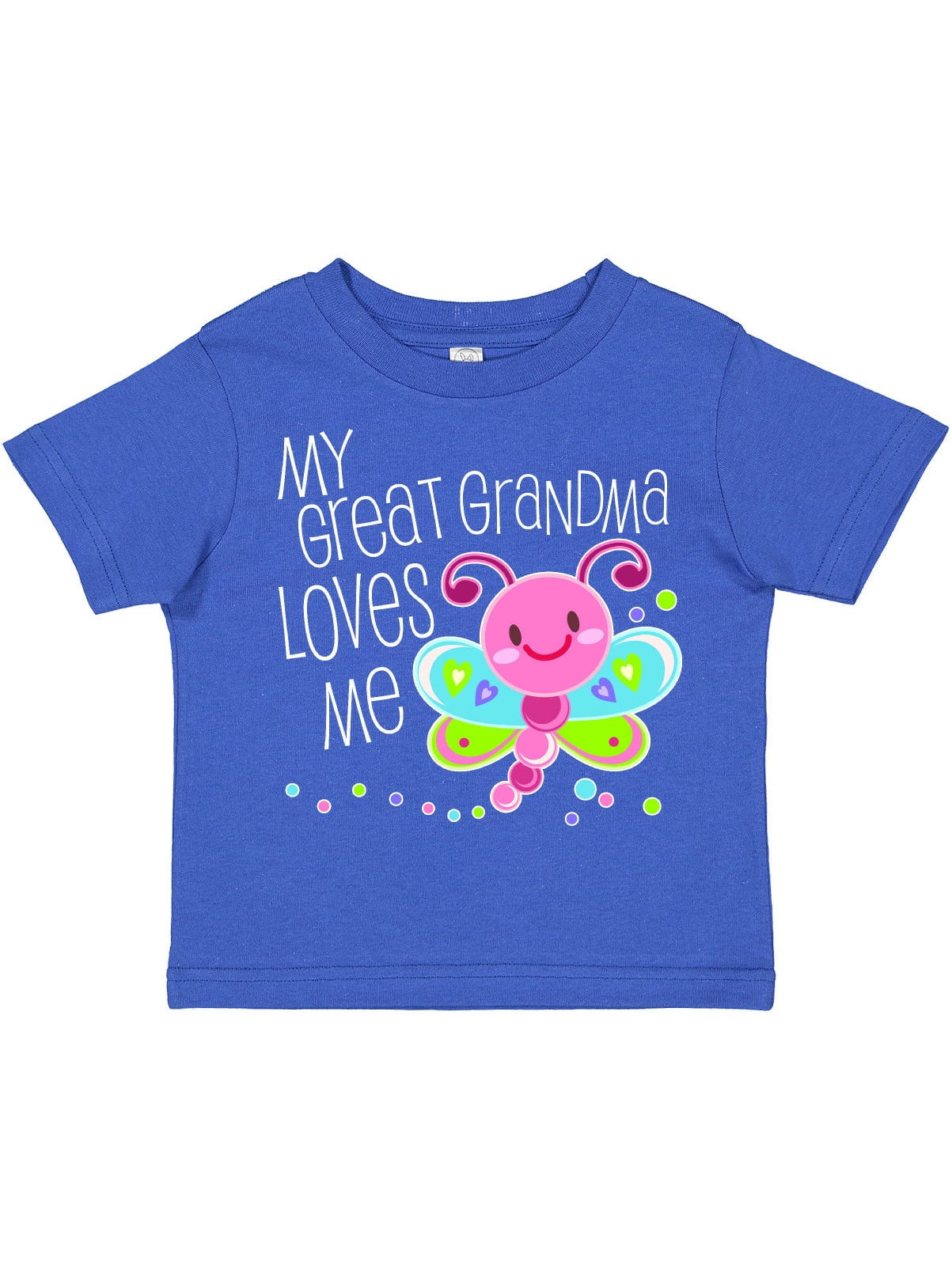 Inktastic My Great Grandma Loves Me- Cute Dragonfly Boys or Girls Toddler T-Shirt - Walmart.com
