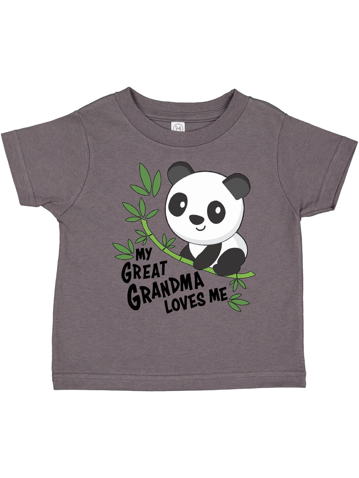 Inktastic My Great Grandma Loves Me- Cute Panda Boys or Girls Toddler T-Shirt - Walmart.com