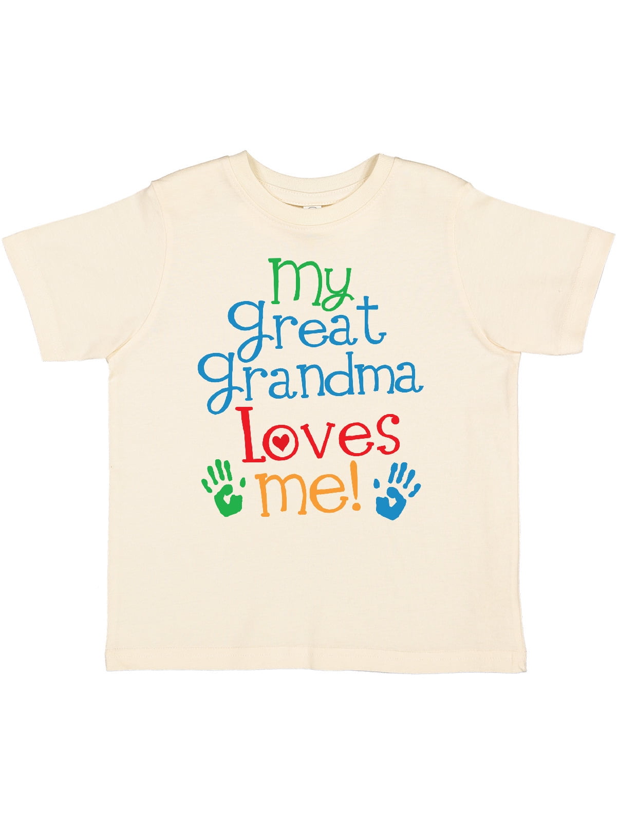 Inktastic My Great Grandma Loves Me for Grandson Boys or Girls Toddler T-Shirt - Walmart.com