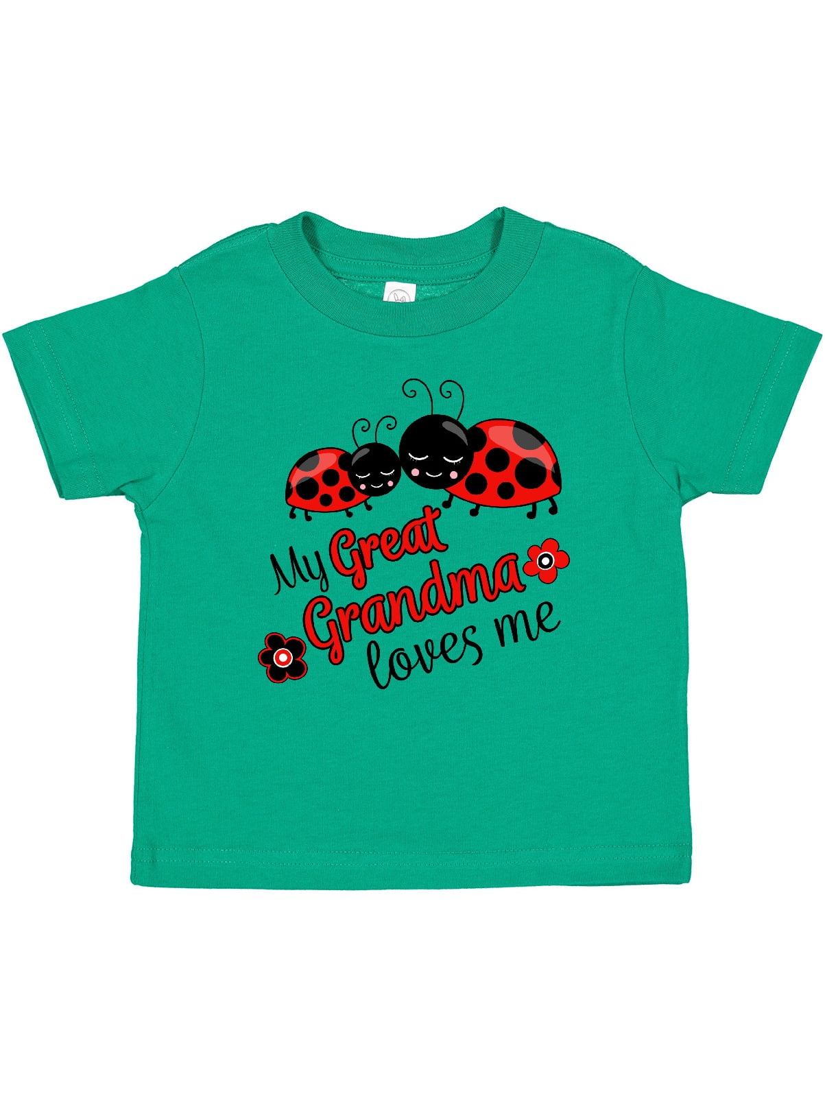 Inktastic My Great Grandma Loves Me with Cute Ladybugs Boys or Girls Baby T-Shirt - Walmart.com