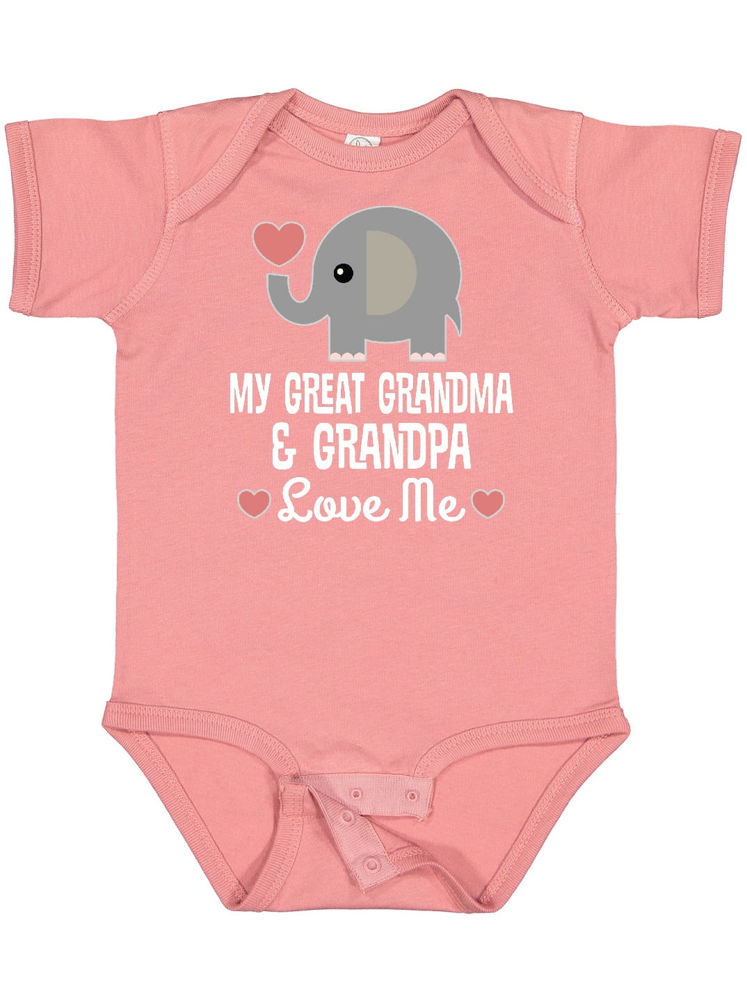 Inktastic My Great Grandma and Great Grandpa Love Me Boys or Girls Baby Bodysuit - Walmart.com
