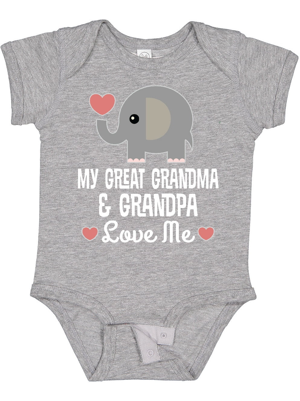Inktastic My Great Grandma and Great Grandpa Love Me Boys or Girls Baby Bodysuit - Walmart.com